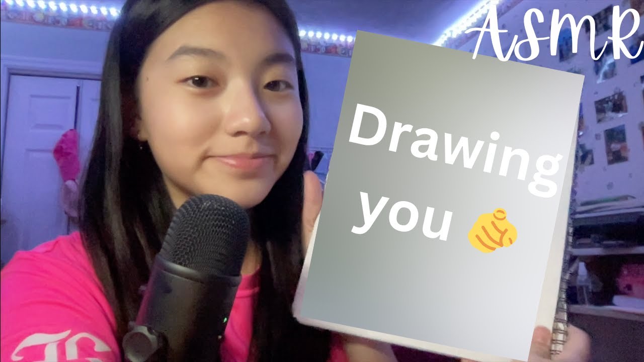 drawing you in 1 minute asmr - YouTube