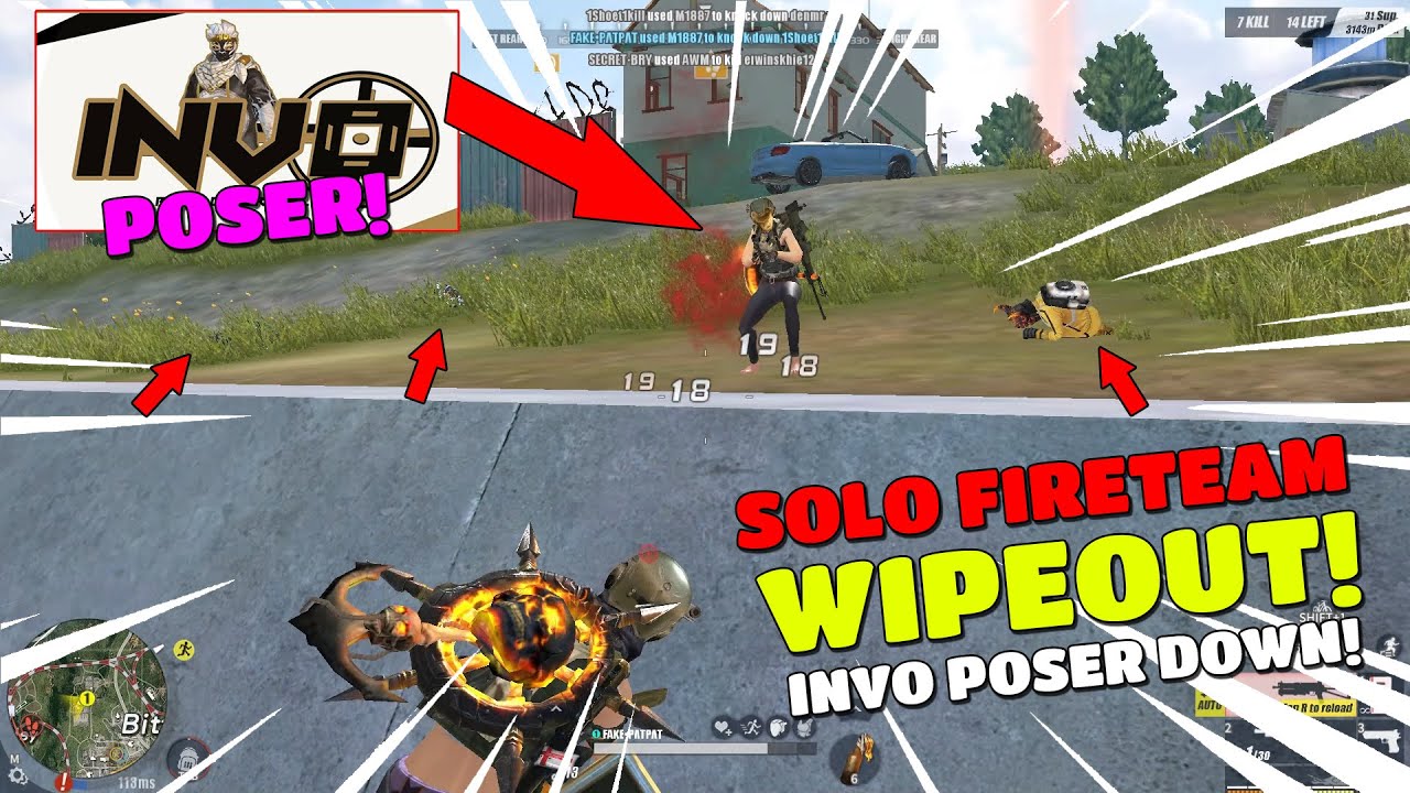 SOLO FIRETEAM: PANES SI INVO | 2 TEAMS WIPEOUT! (ROS GAMEPLAY) - YouTube