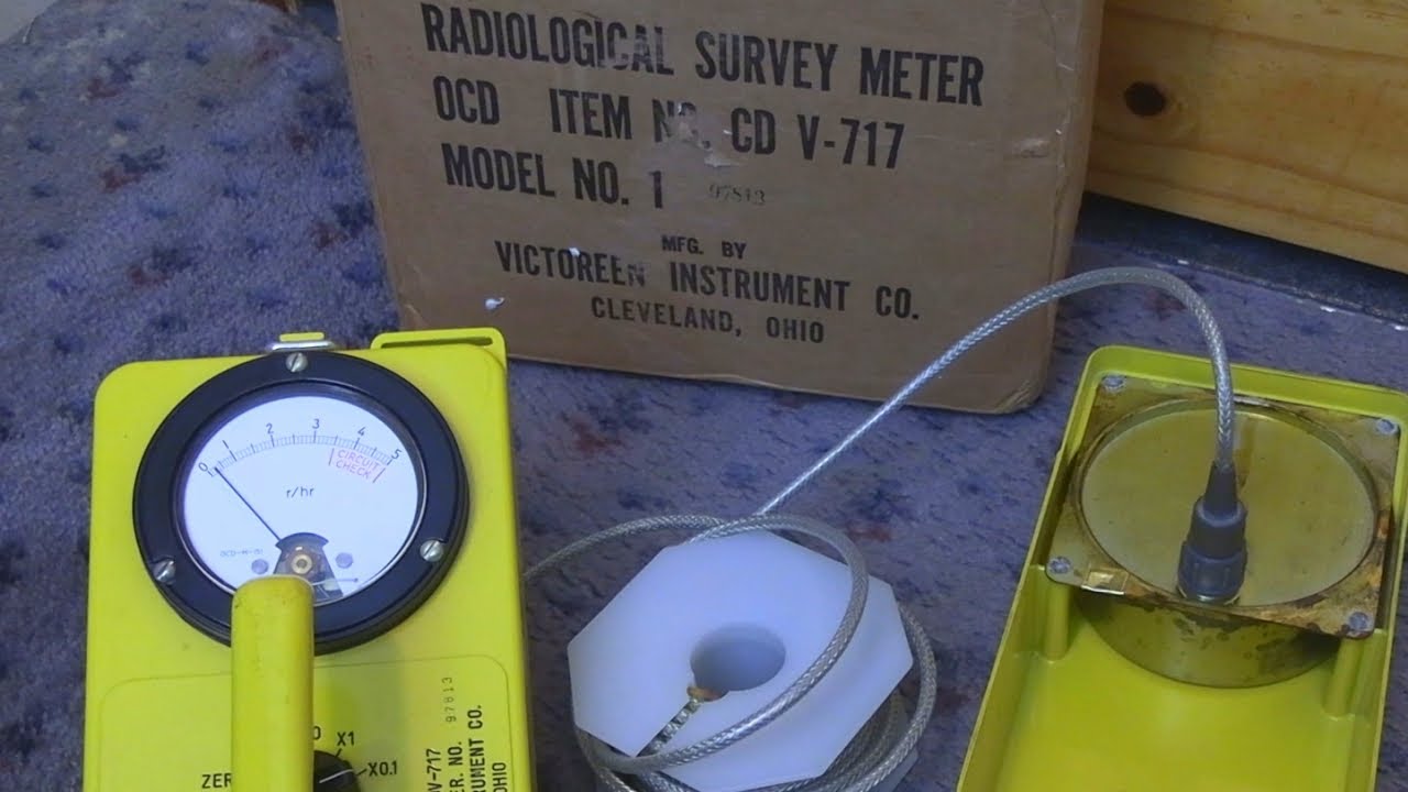 CDV 717 Fallout Shelter Survey meter - YouTube