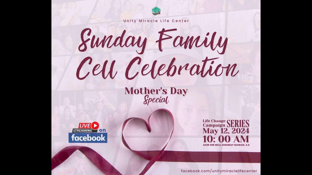 Sunday Family Cell Celebration | Each One Bless One | 05-12-2024 - YouTube