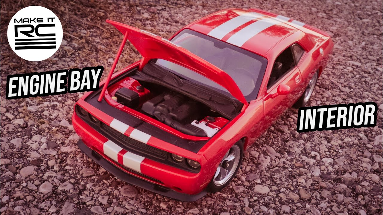 1/25 RC Challenger Build Finale! Adding Details and Final Assembly 🔧 ...