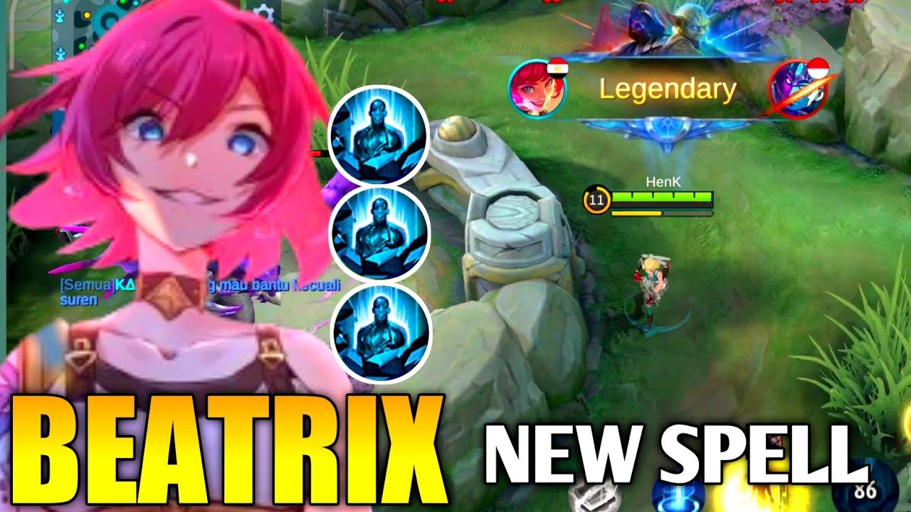 BEATRIX NEW SPELL ??😱 | TOP GLOBAL BEST BUILD - MLBB - YouTube