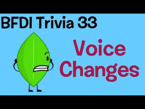 BFDI Trivia 33: Character Voice Changes (Part 1) - YouTube
