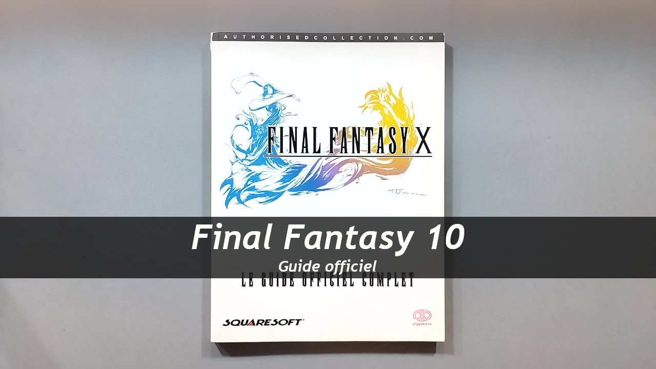Final Fantasy 10 - Guide officiel - YouTube