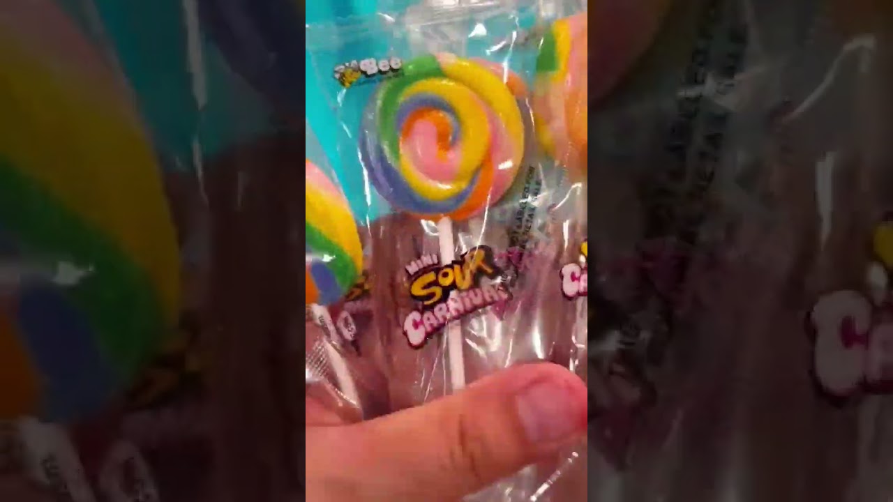 🍭🍭🍭 Satisfying Sound Yummy Colorful LOLLIPOPS #shorts #asmr #candies # ...