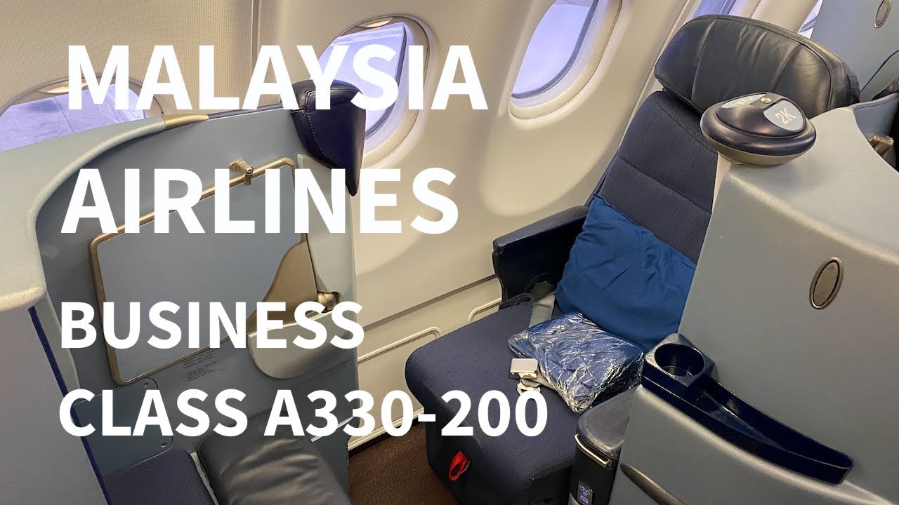 Flying Malaysia Airlines Business Class (A330-200 · KUL-PER) - YouTube