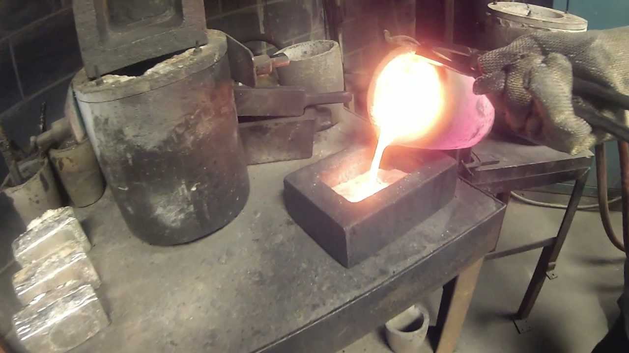 Pouring Silver - YouTube