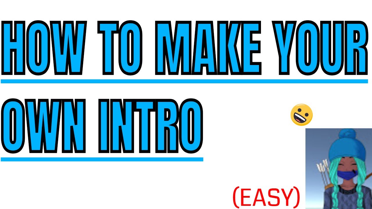 HOW TO MAKE AN INTRO(With Panzoid)Easy and Quick! - YouTube