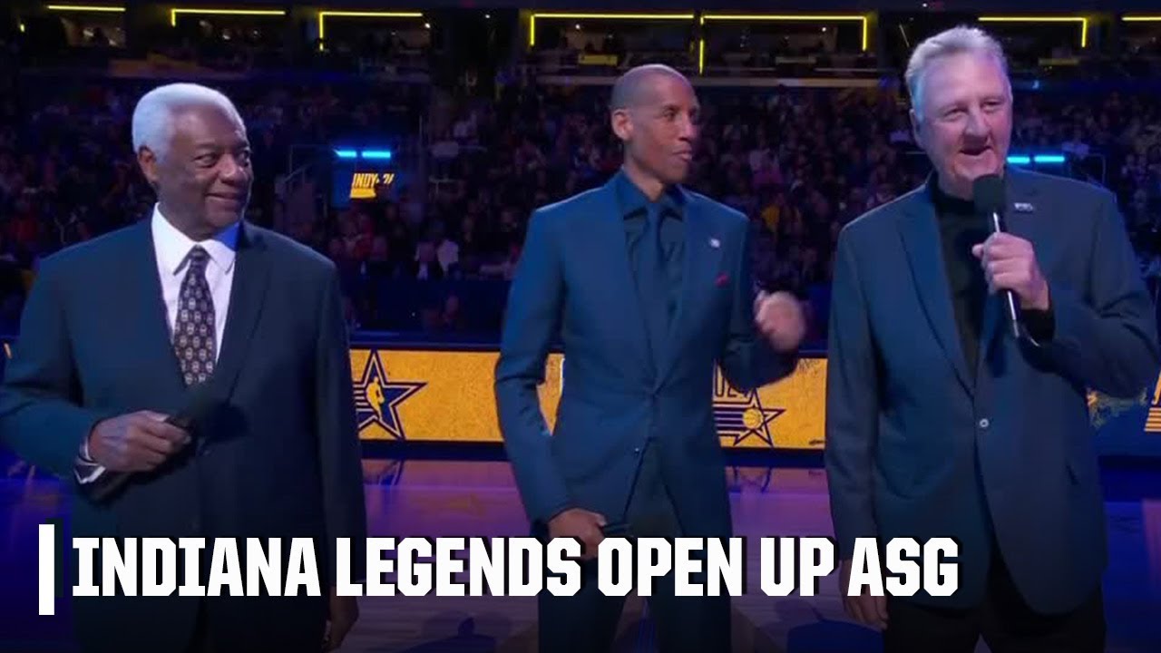 Larry Bird, Reggie Miller and Oscar Robertson open up the 2024 NBA All ...