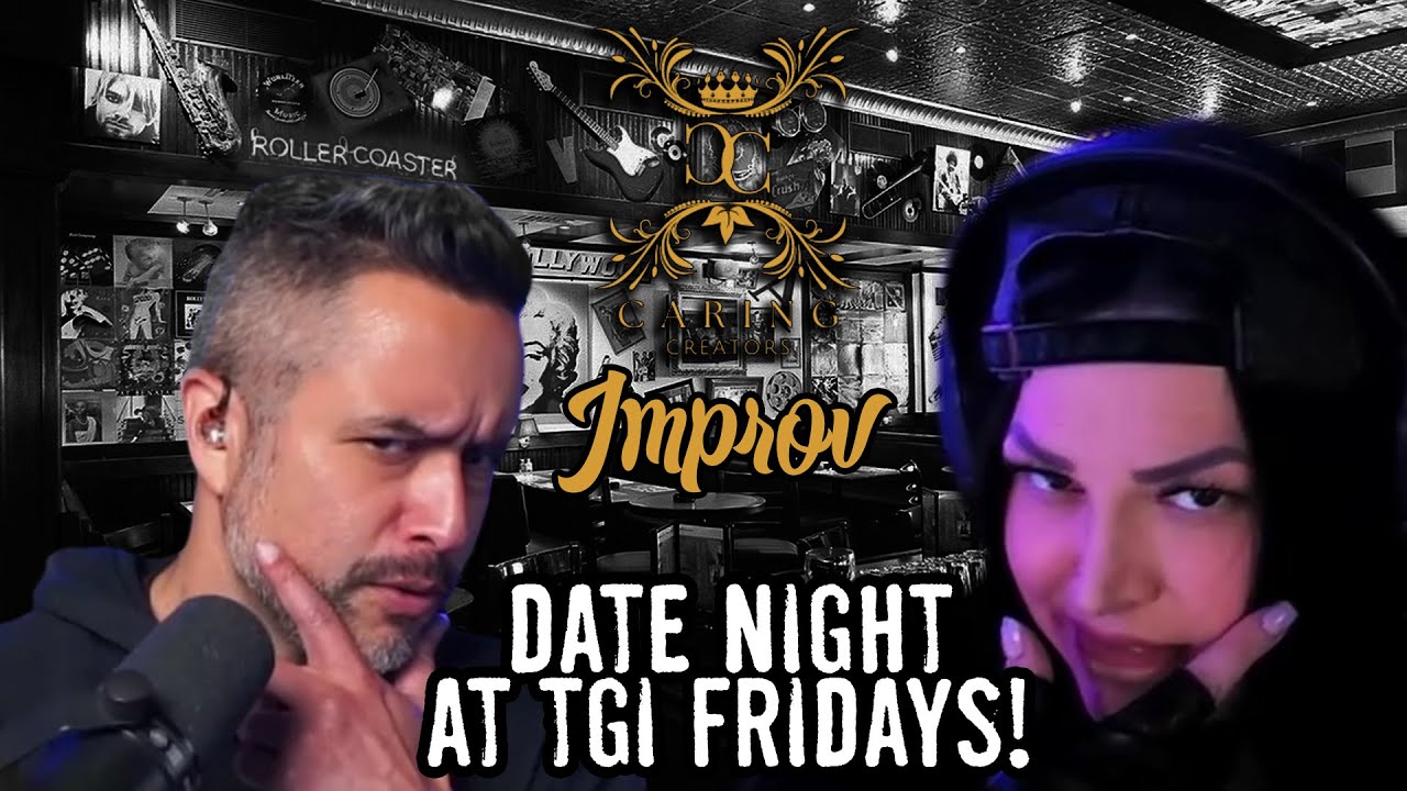 Mint and Beanzz Go On A Date At TGI FRIDAYS! | Caring Creator Improv ...
