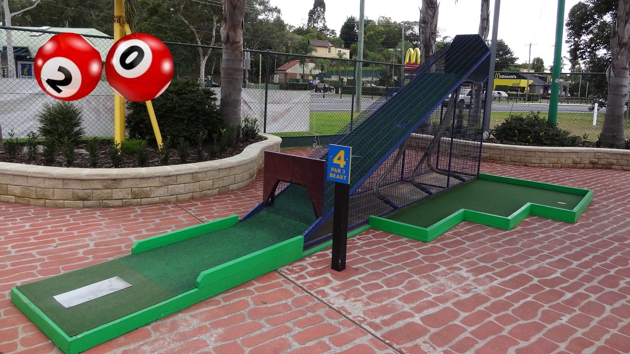All the mini golf pipe hole aces. How many?? - YouTube