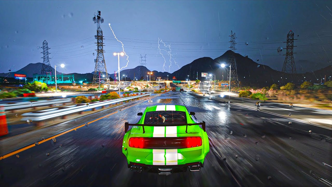 GTA 5 BRIGHTER NIGHT MOD | ENHANCED STREETLIGHT WITH NEXT GEN GRAPHICS ...