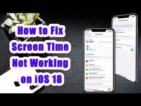 How to Fix Screen Time Not Working on iOS 18 - YouTube