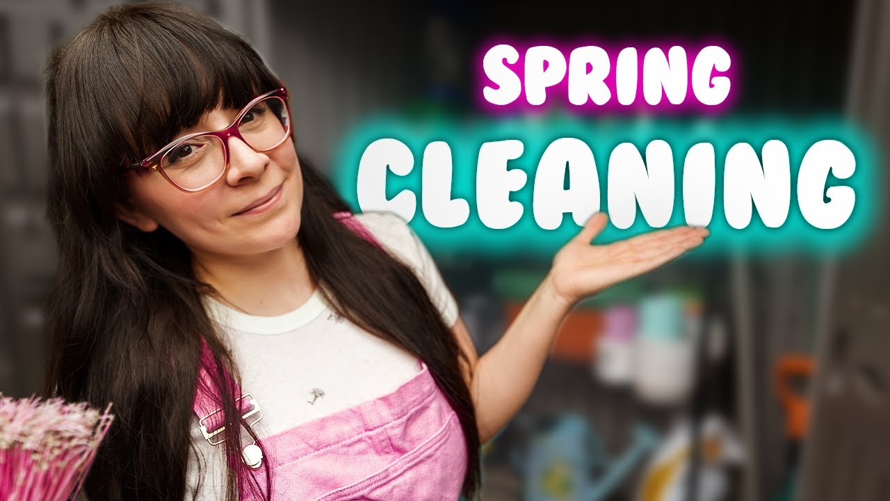 Satisfying Spring Cleaning - Tidying Up My Garden Shed - YouTube