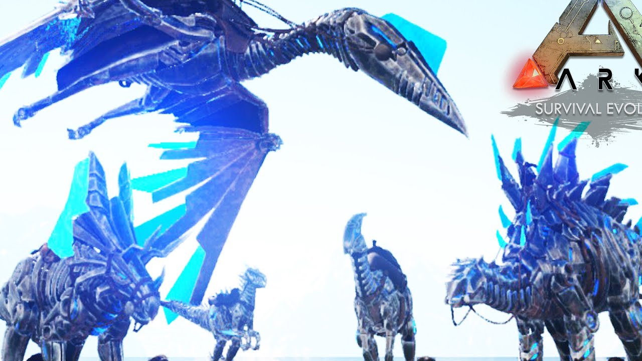 공룡 - 로봇 ?? 공룡을 로봇으로 변신시킬수있다??! -아크 모드 플레이 (ARK Mod Play) - YouTube