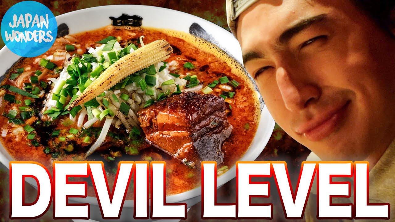 THE SPICIEST RAMEN in TOKYO JAPAN!!【Devil Level】Karashibi Kikanbo ...