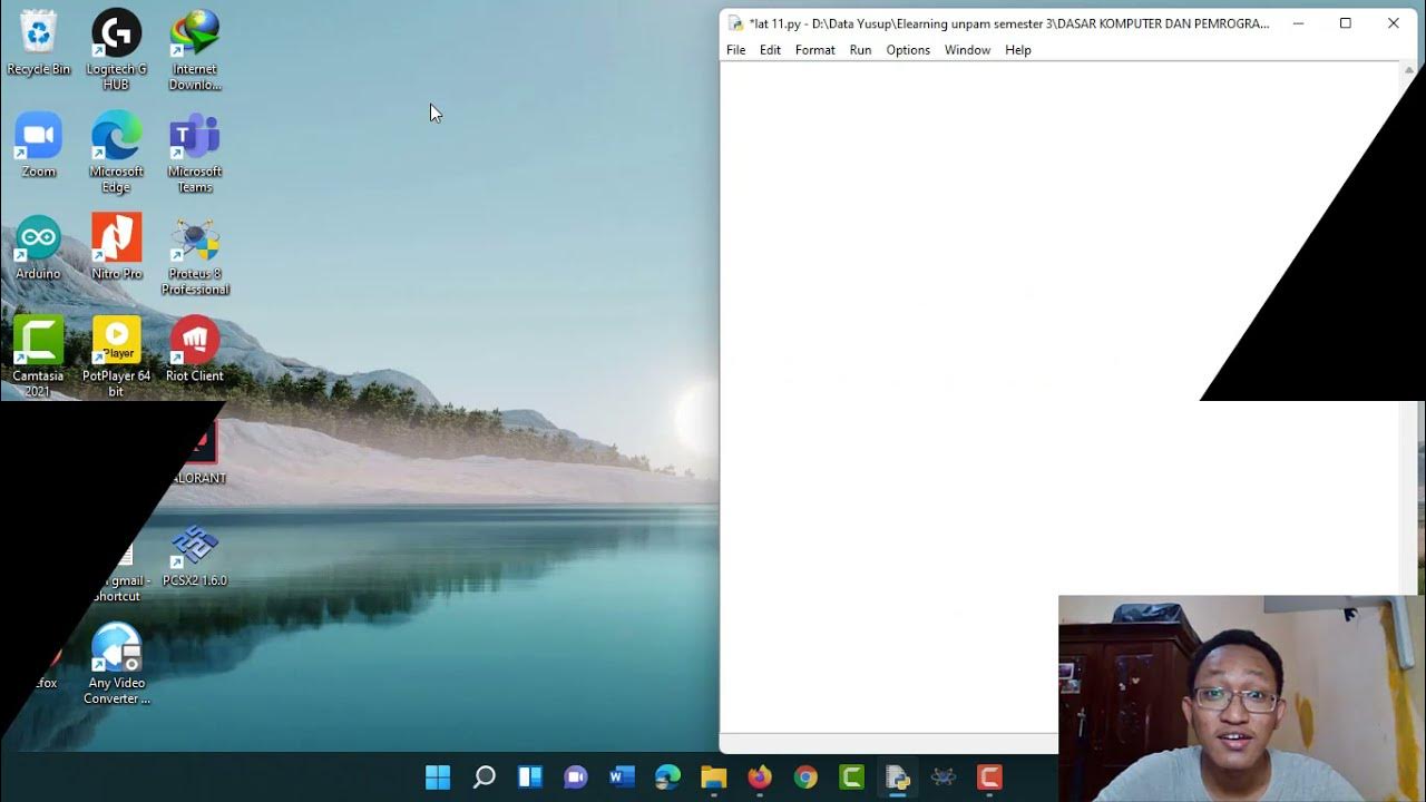 Tugas Pertemuan 11 | Belajar ForLoop di Python dasar - YouTube