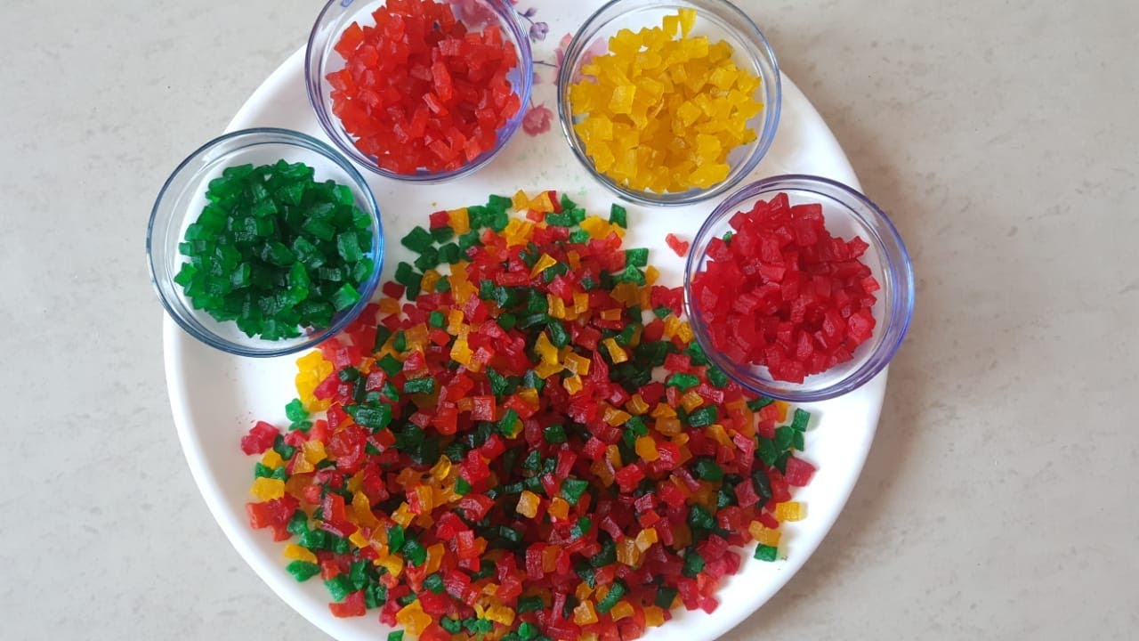 Tutty fruity recipe | how to make tutty fruity| papaya candy - YouTube