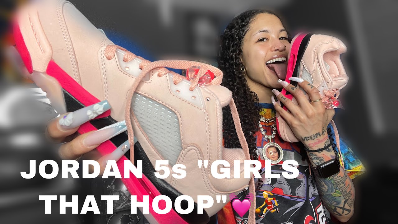 Air Jordan 5 Low "Girls That Hoop" REVIEW!!!💓⛹️‍♀️ - YouTube