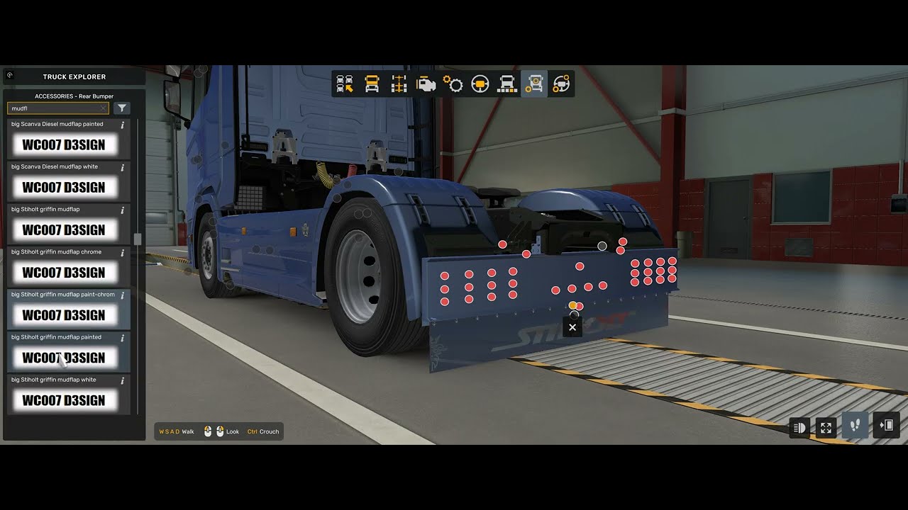 ETS2 Scania NG new rear mudflap addon pack - YouTube