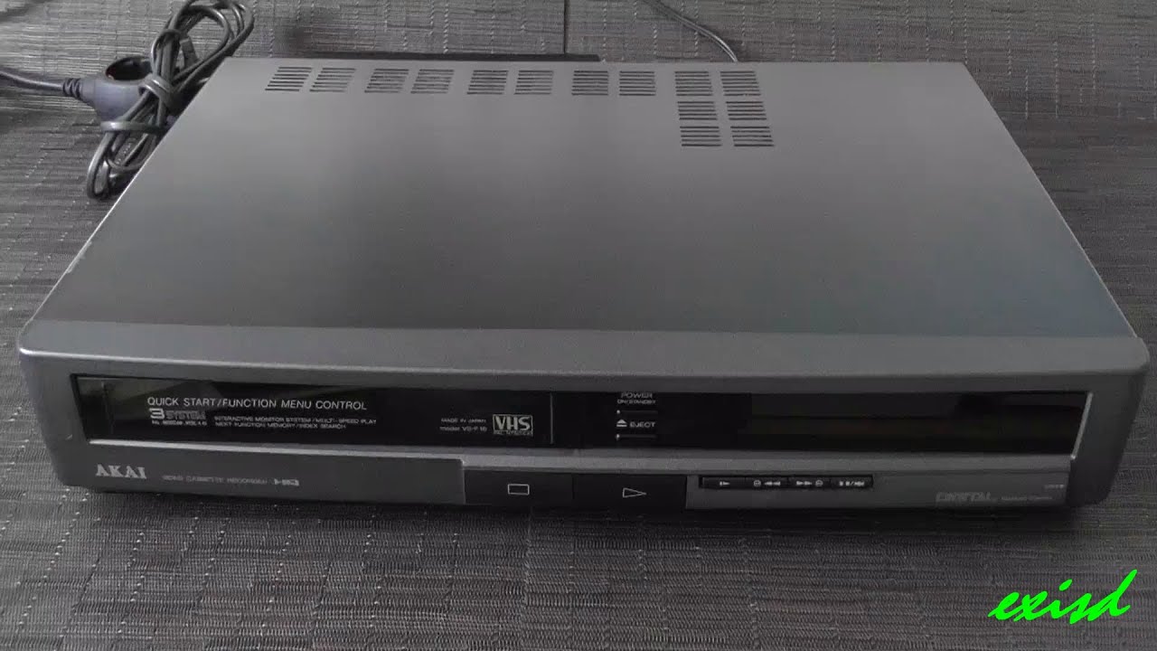 Akai vsf16 vcr vhs videorecorder videomagnó video - YouTube