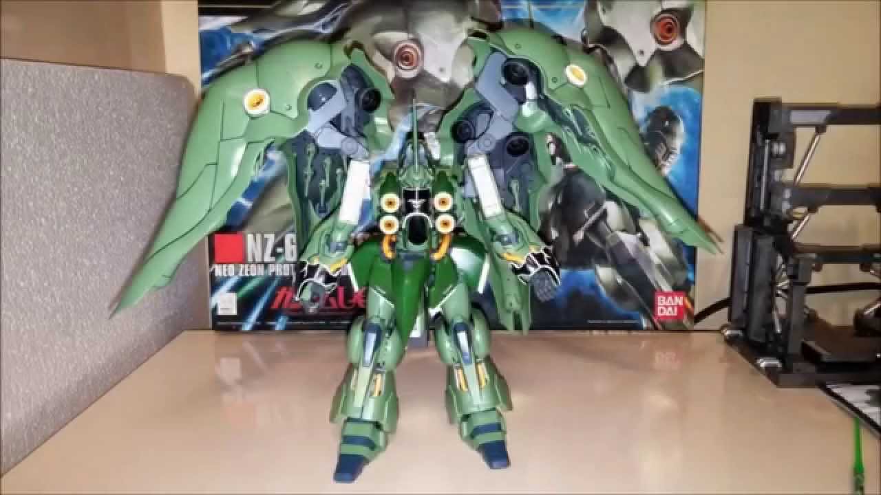 Building the 1/144 High Grade Universal Century Kshatriya model kit ...