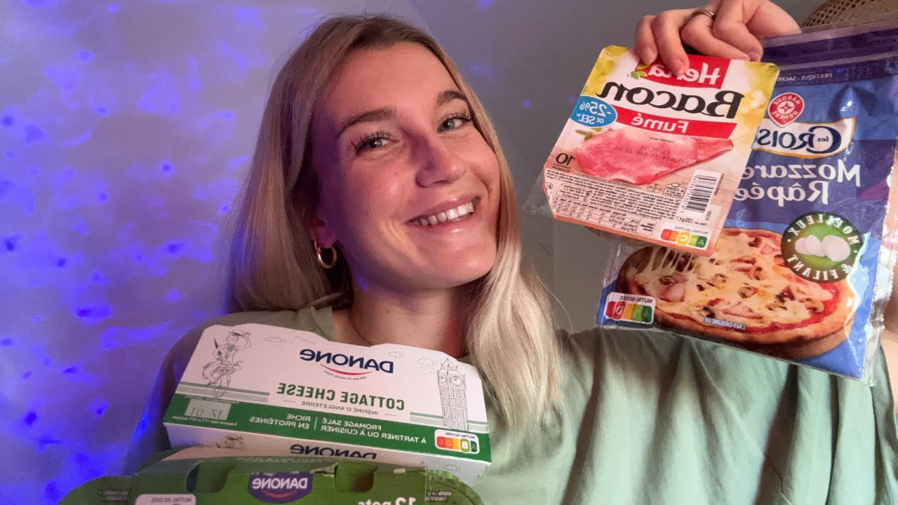 ASMR - Retour de Courses (chuchotement, tapping, scratching) - YouTube