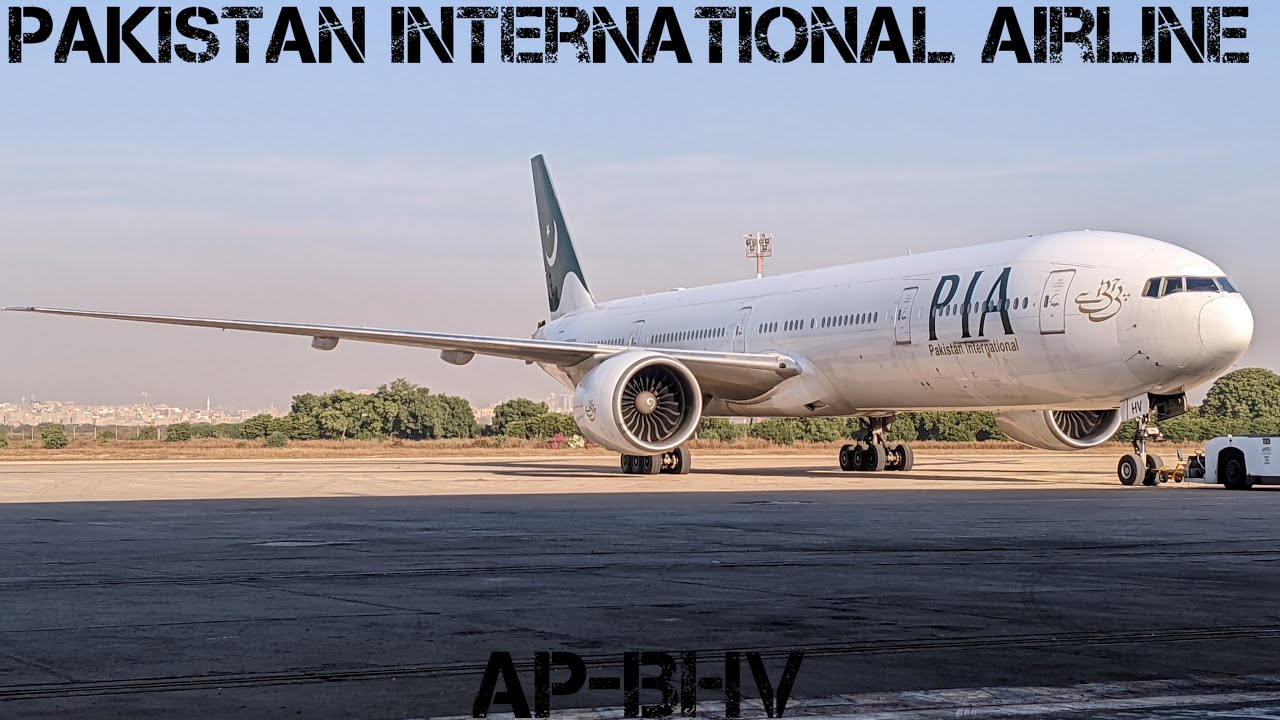 PIA Pakistan International Airline EuroWhite Livery Boeing 777-300(ER ...