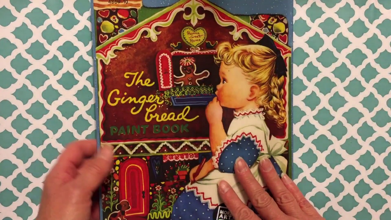 The Gingerbread Paint Book Coloring Book ~ January 2019 - YouTube