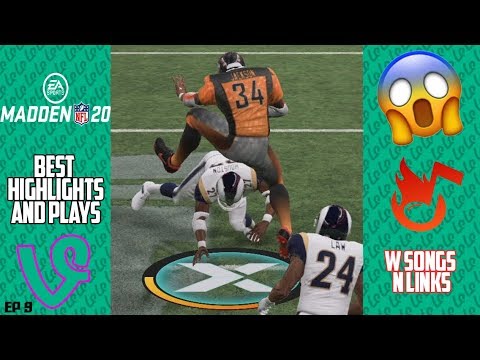 Madden 20 Best Plays and Highlights ep 9! (Madden 20 Vine Compilation ...