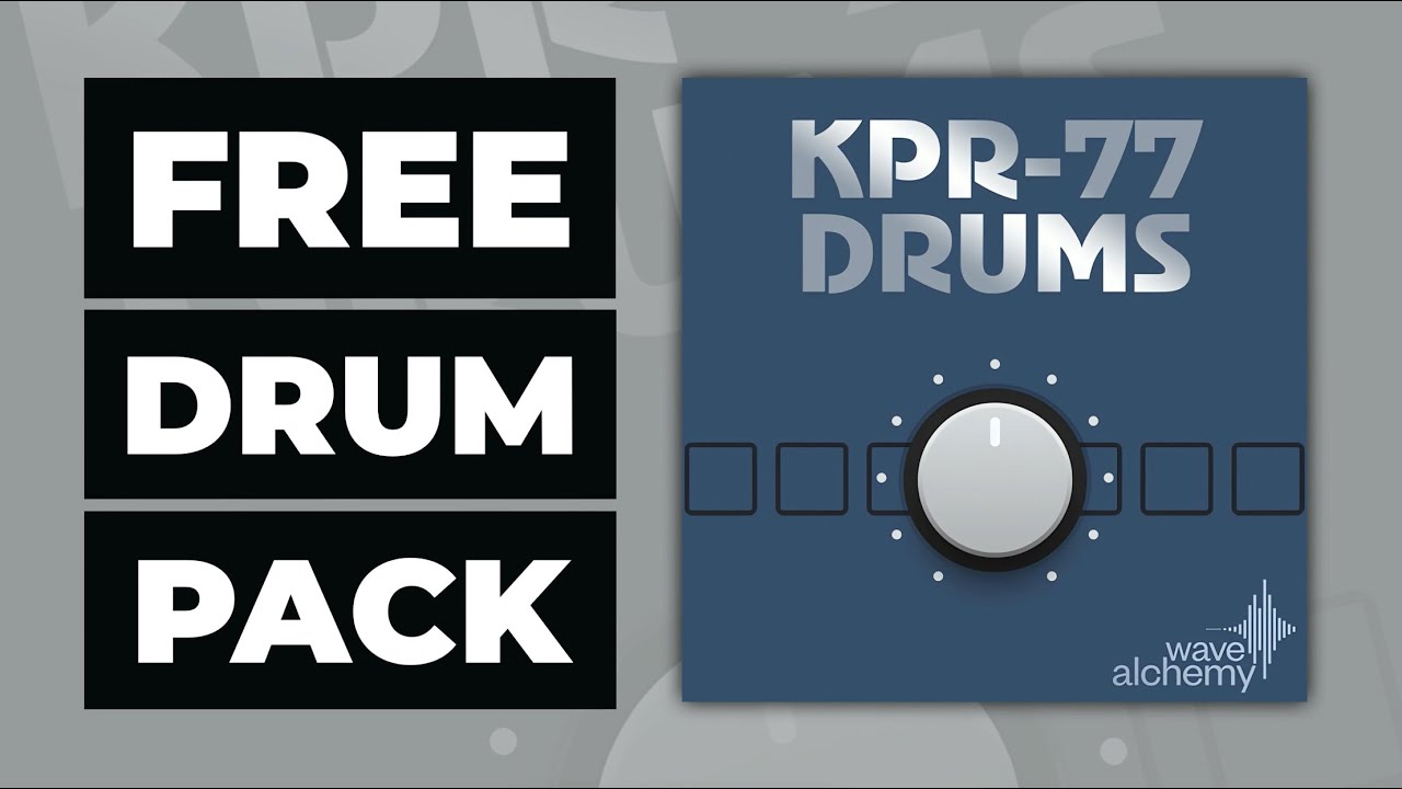 280 FREE Drum Samples | 87 KPR-77 Drums by Wave Alchemy - YouTube