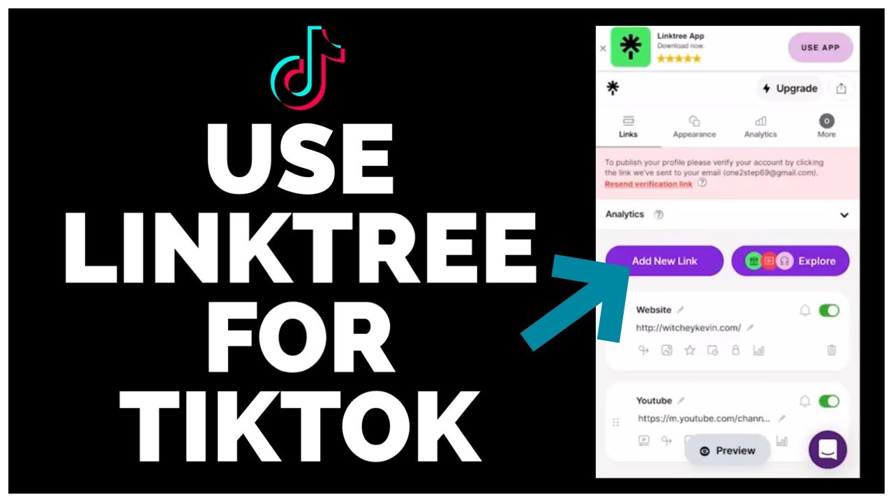 TikTok: How to Use Linktree for Tiktok | Linktree on TikTok Usage - YouTube