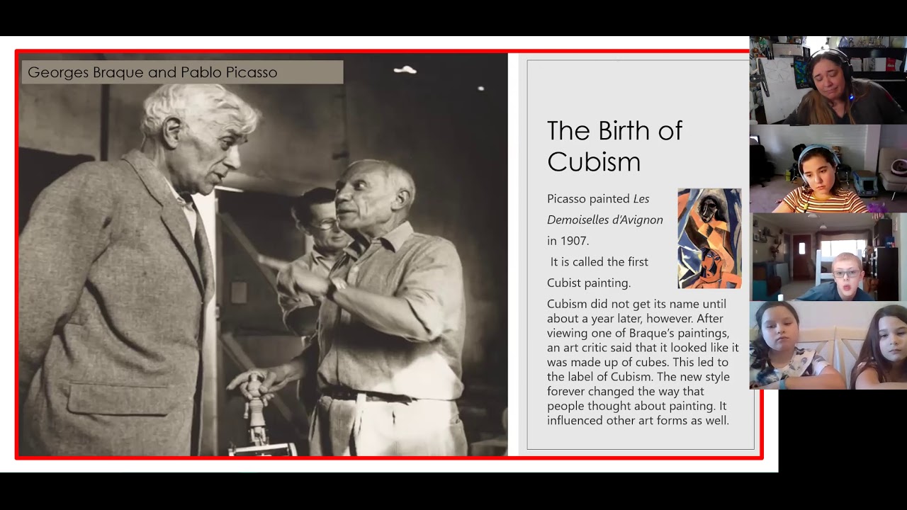 Crestwood PTA Art Docent #5: Cubist Clover - YouTube