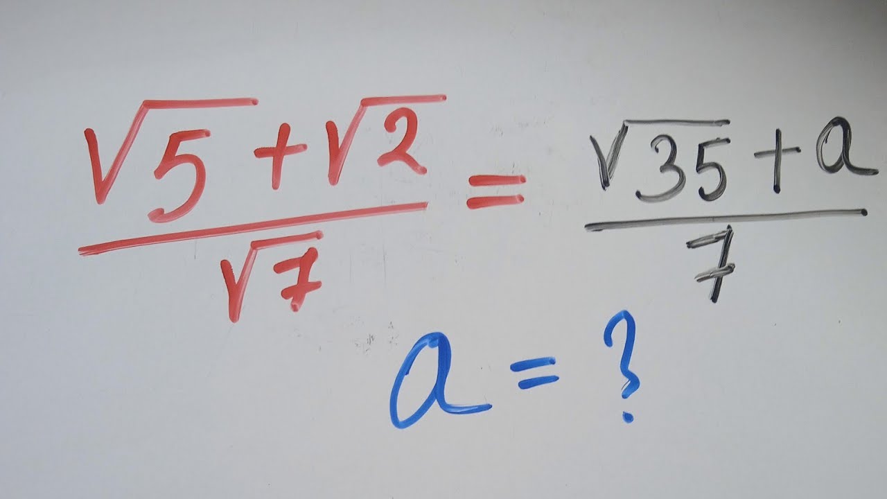 A simple Root problem - YouTube