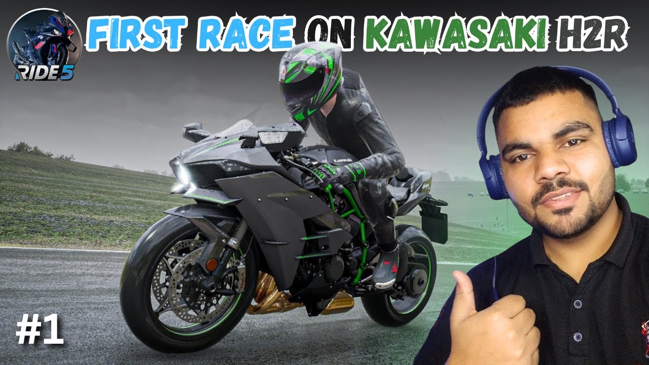 Kawasaki Ninja H2R First Ride – High-Speed Gaming Action! - YouTube