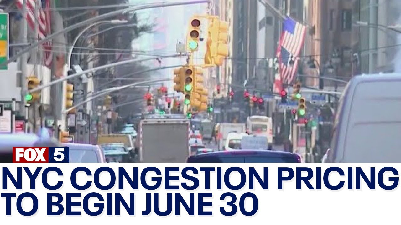 NYC congestion pricing to begin June 30 - YouTube