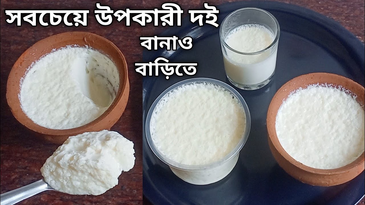 সবথেকে উপকারী দই খুব সহজে বাড়িতেই তৈরি করো - Homemade Perfect Doi ...