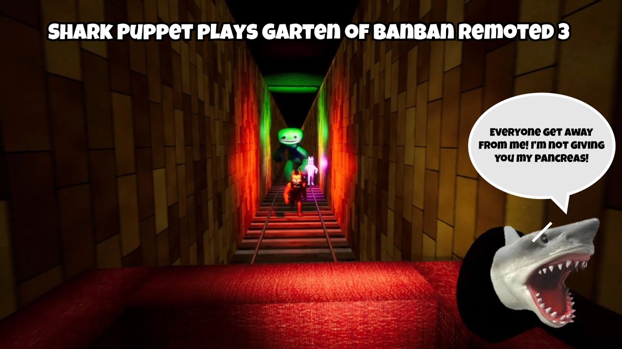 SB Movie: Shark Puppet plays Garten of Banban Remoted 3! - YouTube