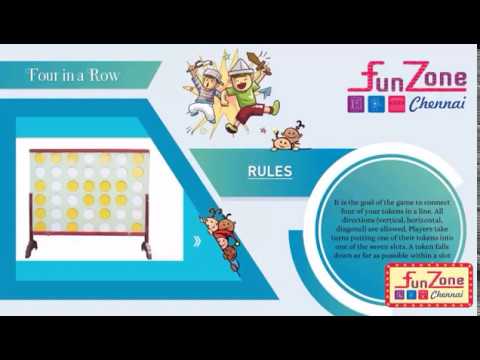 FUN ZONE CHENNAI - FOUR IN A ROW GAME - YouTube
