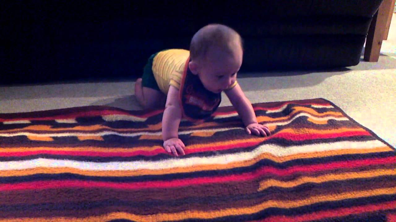 Donovan trying to crawl - YouTube