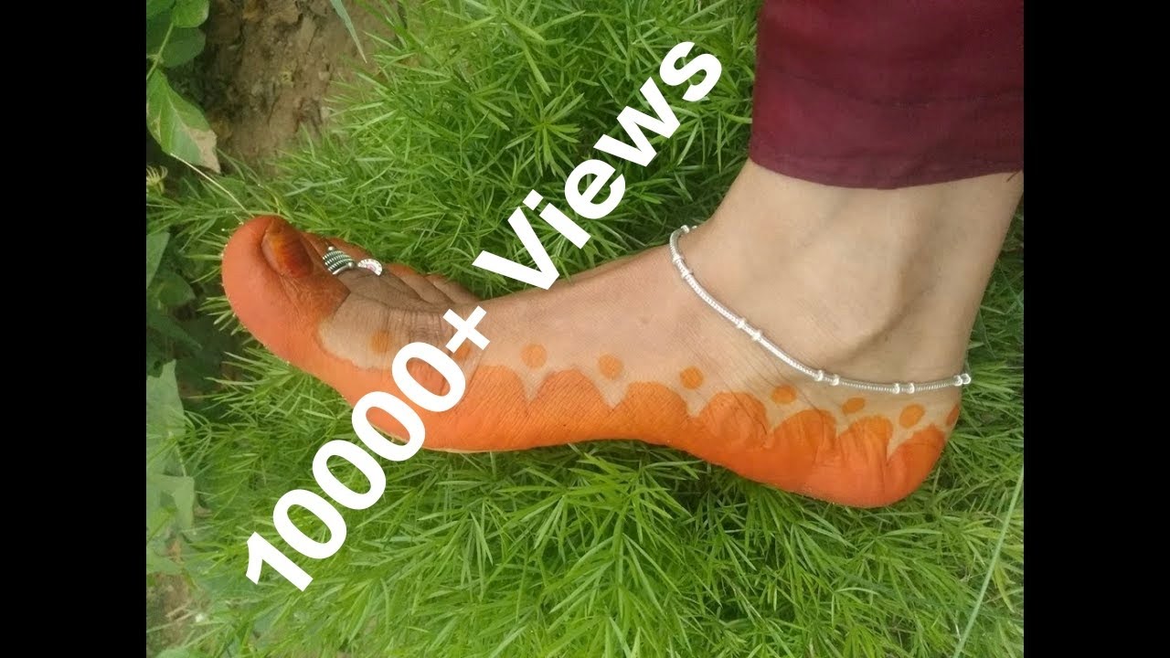 Bridal Maruthani Design for Legs || Feet Gorintaku Designs - 2021 ...