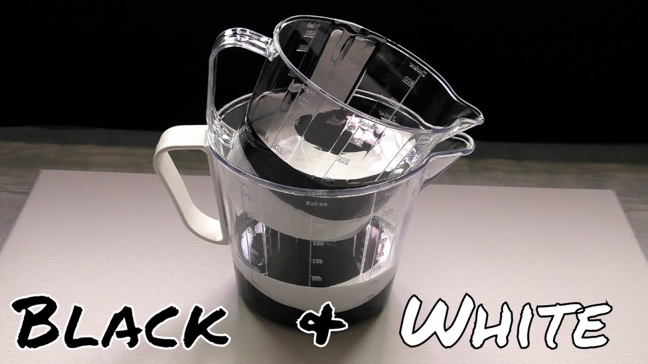 Acrylic Pouring Black & White - Black & White Fluid Art 🖤 - YouTube