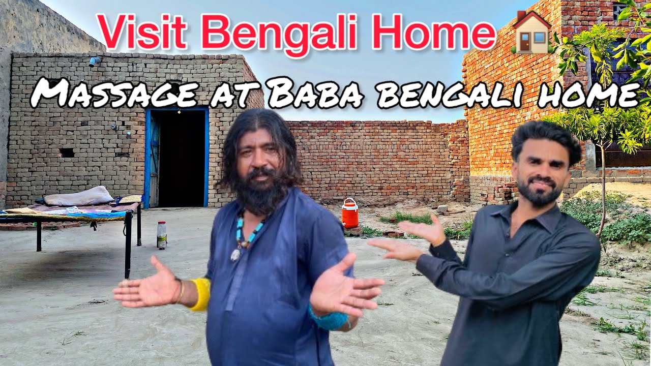 VISITING FIRST TIME AT BANGALI BABA HOME 🏠 | HEAD AND BACK MASSAGE # ...