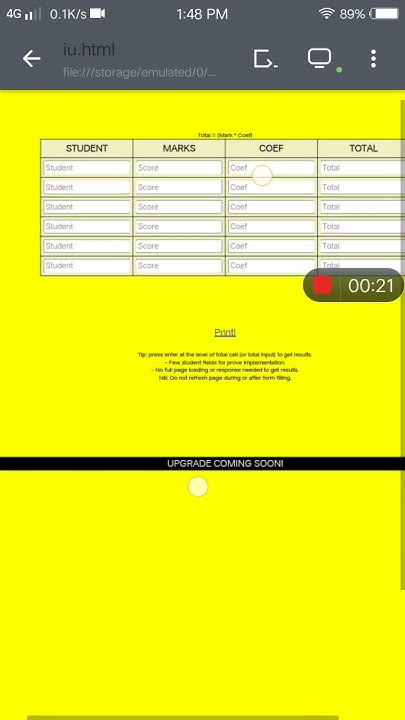 How To Create A Simple Report Card Using Html Css Javascript Ytshortsshortscodewithharry