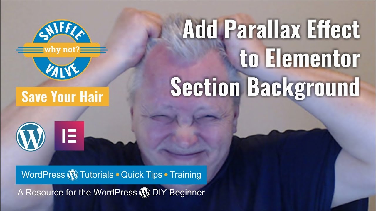 Elementor Add Parallax Effect To Section Background Youtube