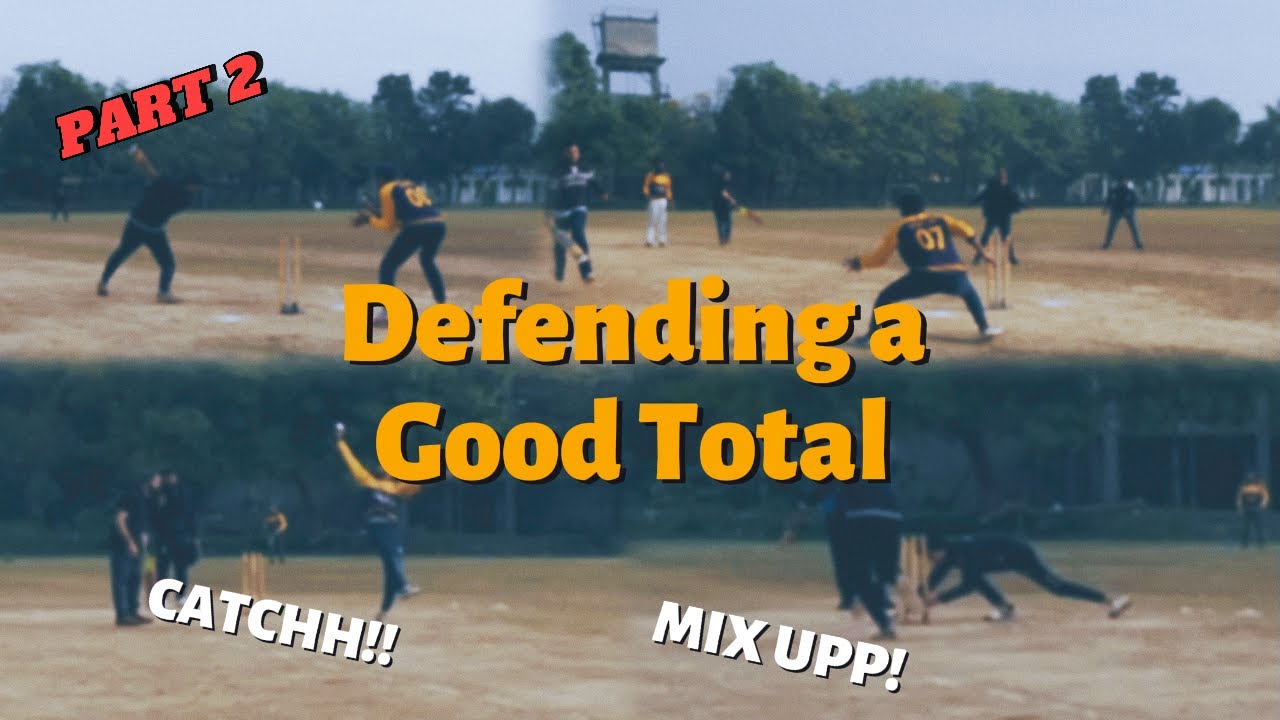 Defending a Good Total | Poor Fielding | T20 Tape Ball | DPS Cricket ...