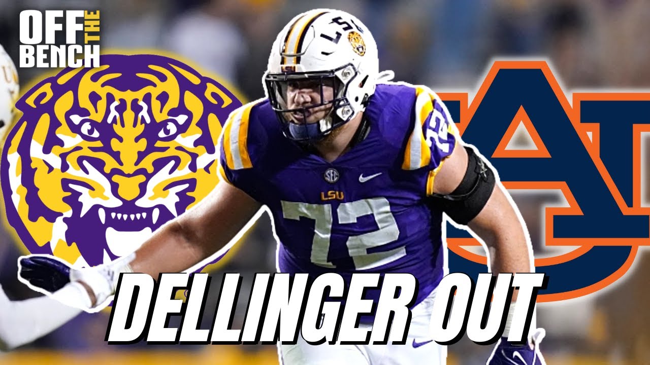 How will LSU's O-Line do with Garrett Dellinger out? - YouTube