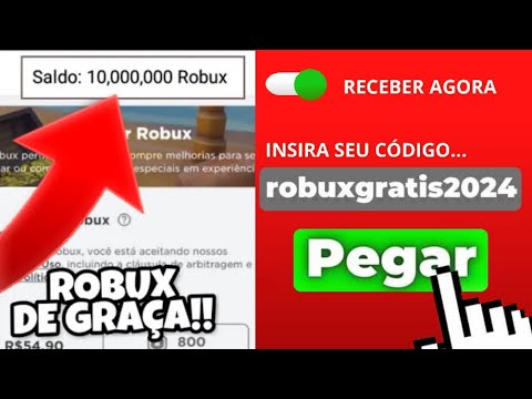 🎁RESGATE *650 MIL* ROBUX INFINITOS NO ROBLOX! DOWNLOAD RÁPIDO 2024 # ...