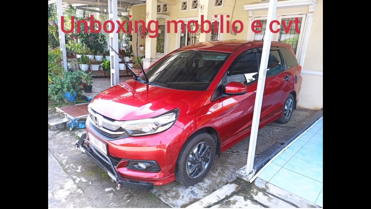 Unboxing New Honda Mobilio 2020 warna coffe cherry red - YouTube