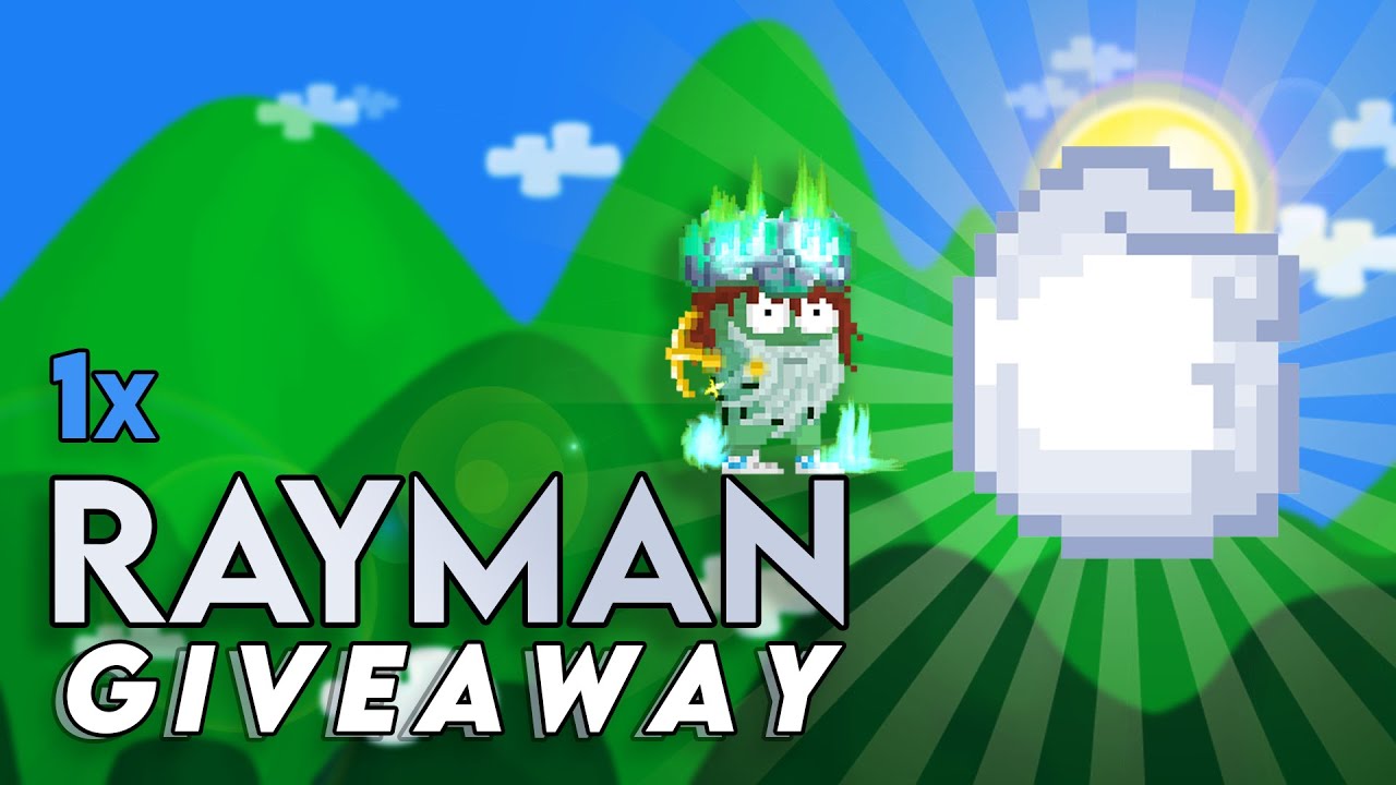 1X RAYMAN GIVEAWAY! | GROWTOPIA - YouTube